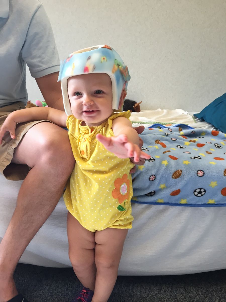 Zeliah Feels Like Walking in Her Butterfly Helmet! ‹ News - Orthotics ...